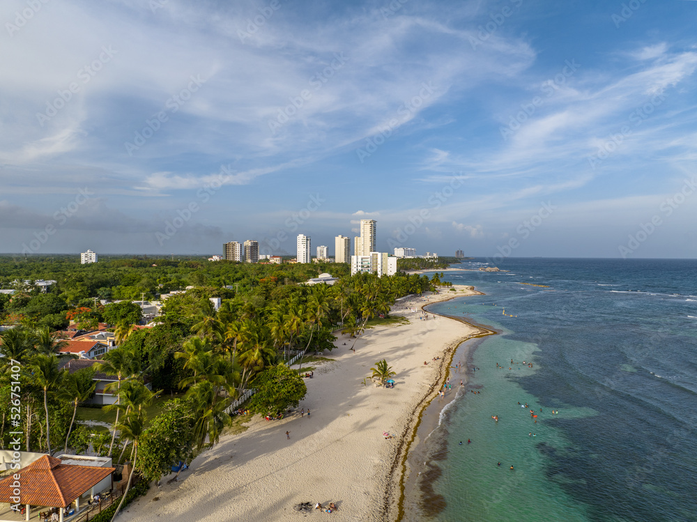 Playa de Juan Dolio, Republica Dominicana ภาพถ่ายสต็อก | Adobe Stock