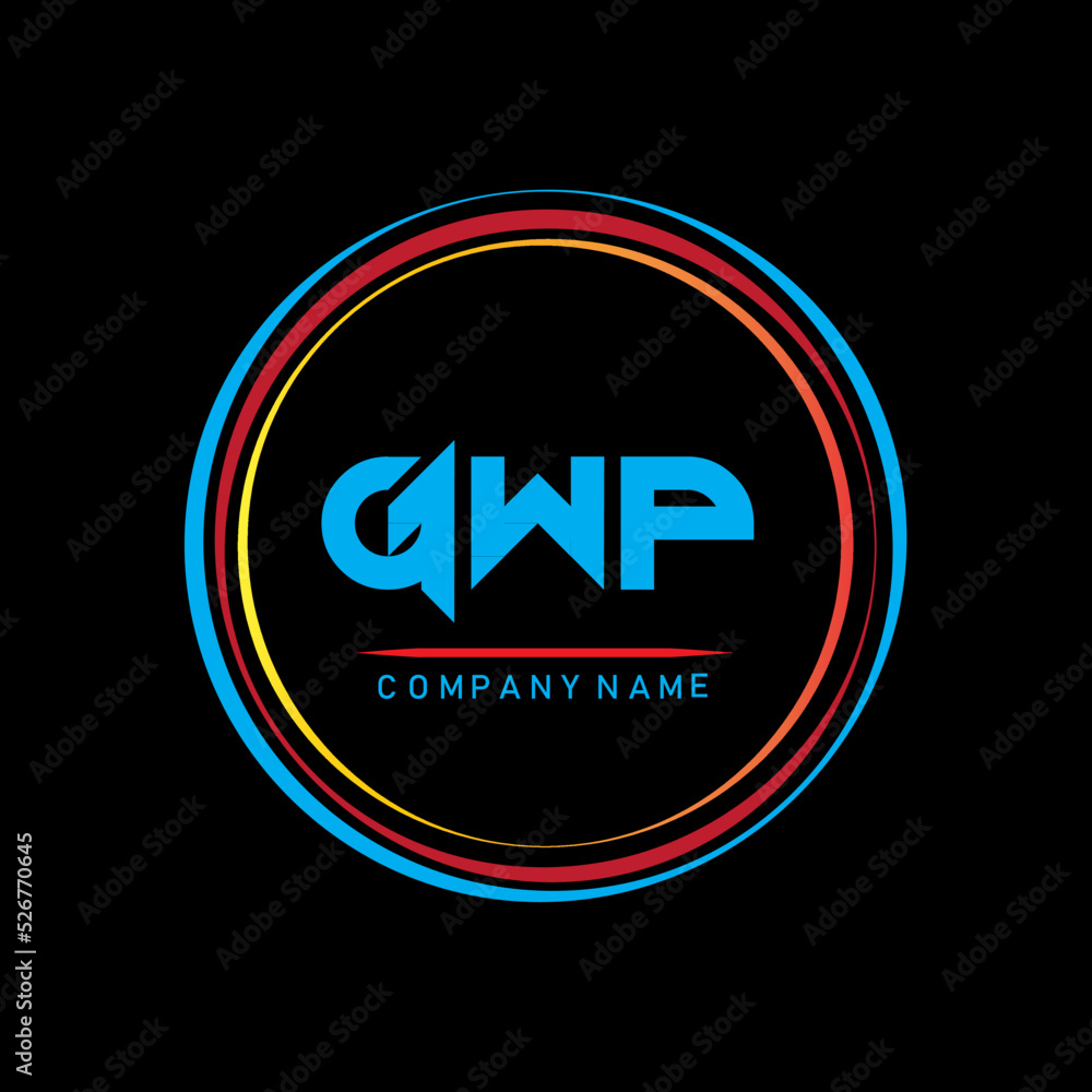 GWP Letter Logo Design.GWP Creative Letter Logo.Simple And Modern ...
