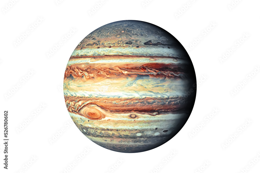Jupiter Planet isolated texture Stock Illustration | Adobe Stock