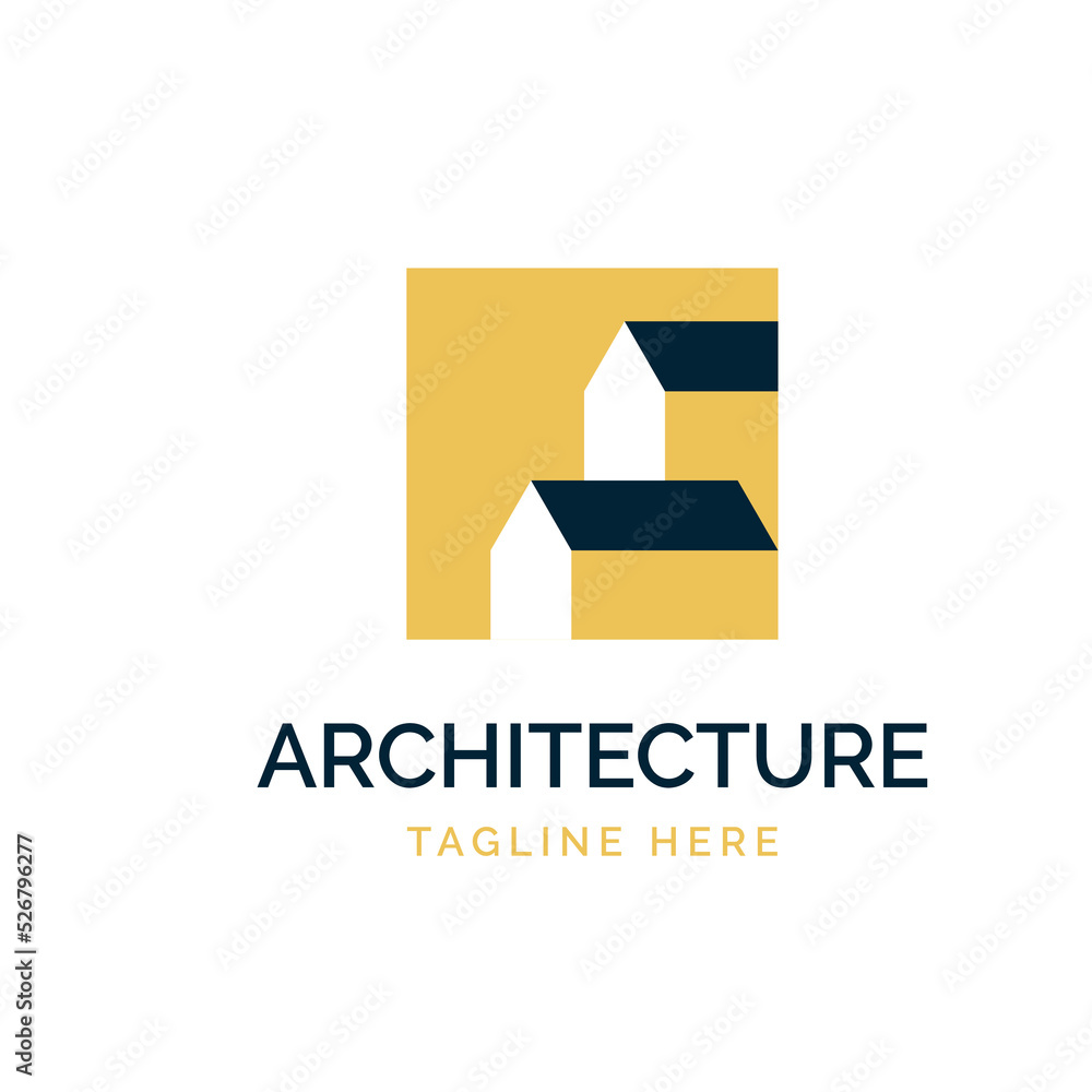 Architecture logo design illustration vector template Stock Vector ...