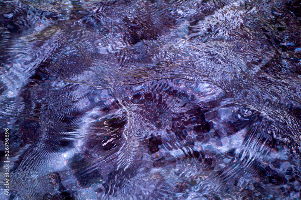 Turquoise abstract background. Natural reflection texture in water ...