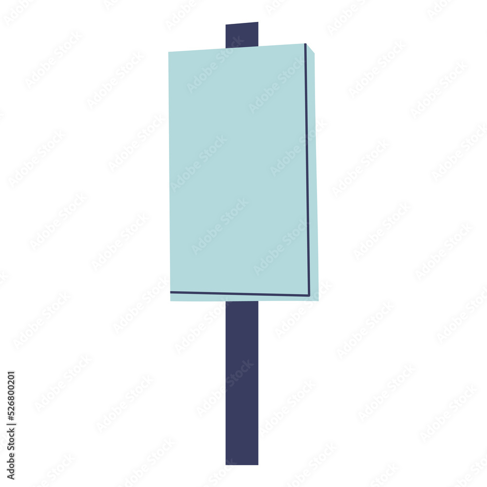 Rectangular road sign with space for text. Way finding signage ...