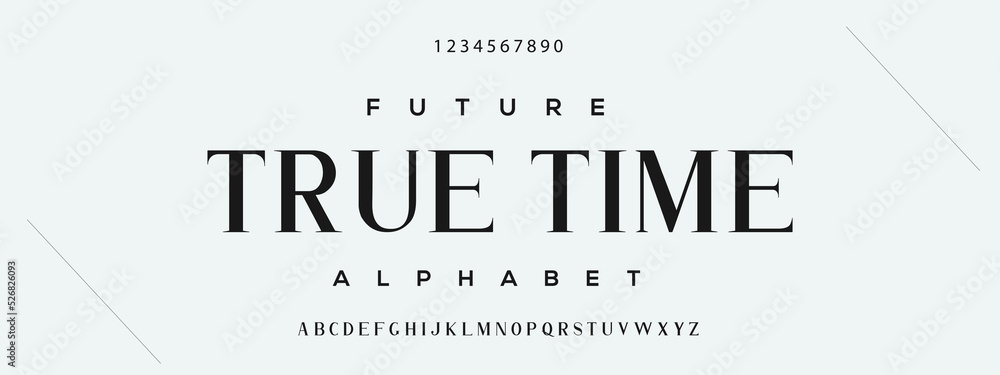 Premium luxury elegant alphabet letters and numbers. Elegant Tech ...