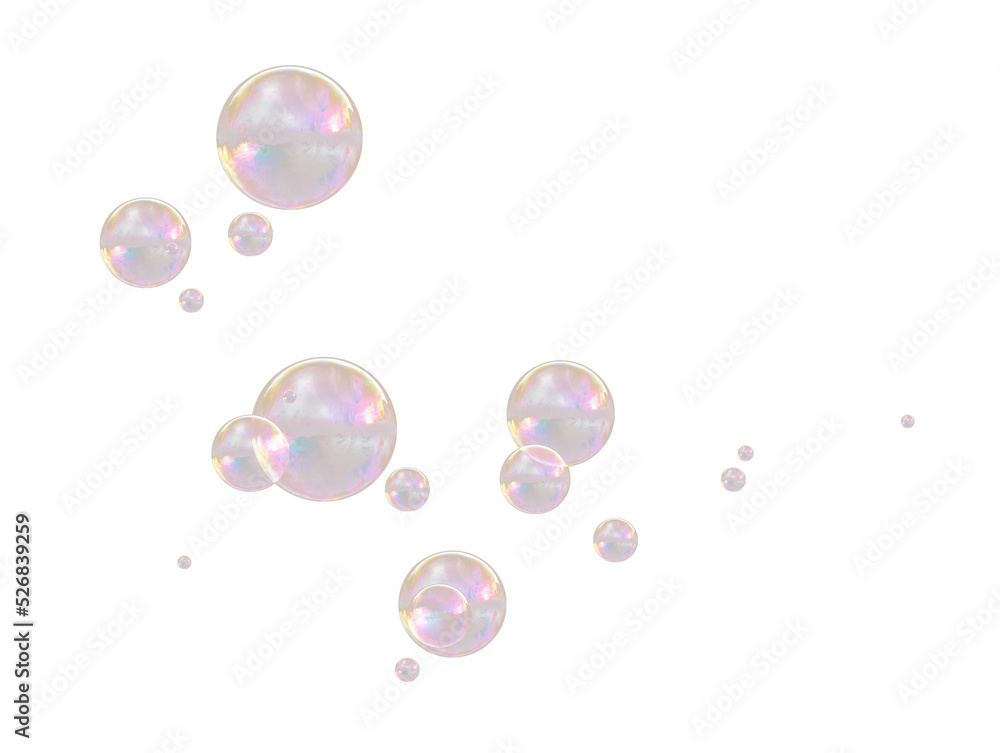 soap bubbles on transparent background Stock Illustration | Adobe Stock