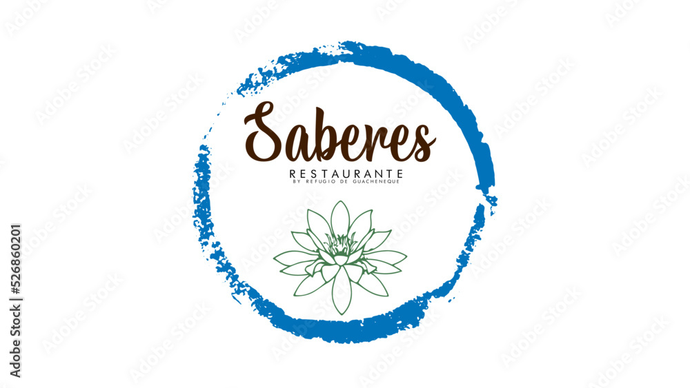 logo redondo restaurante Stock Vector | Adobe Stock