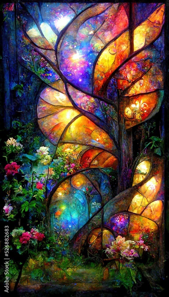 Glass Paintings Of Nature