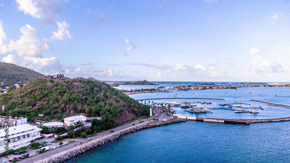 Aerial Photos of St Martin / Sint Maarten / SXM Stock Photo | Adobe Stock