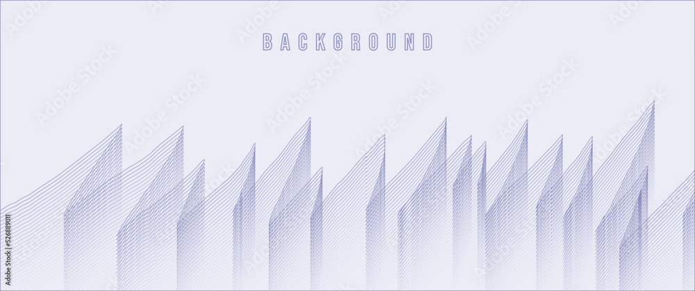 Abstract zigzag wave vector background design concept, ice mountain ...