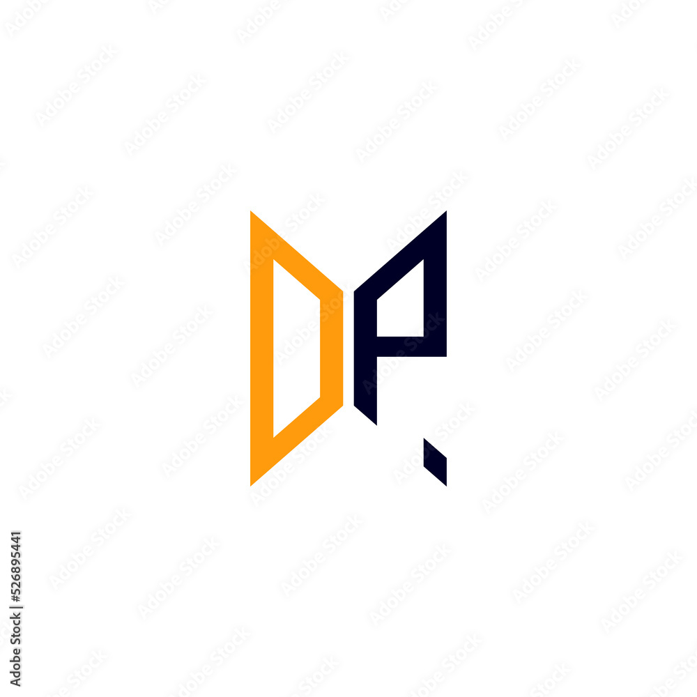 DP letter logo creative design with vector graphic, DP simple and ...