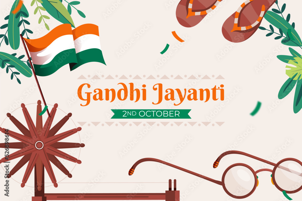 Gandhi Jayanti is an event celebrated 2nd October in India to mark the ...