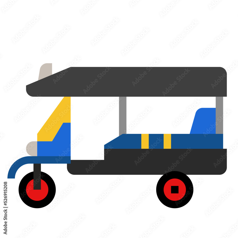 tuk tuk icon Stock Vector | Adobe Stock