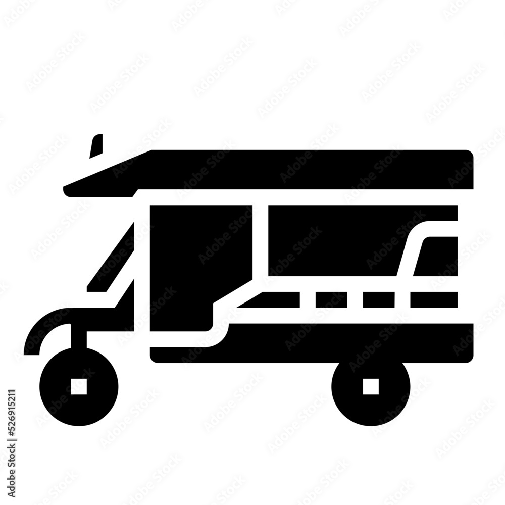tuk tuk icon Stock Vector | Adobe Stock