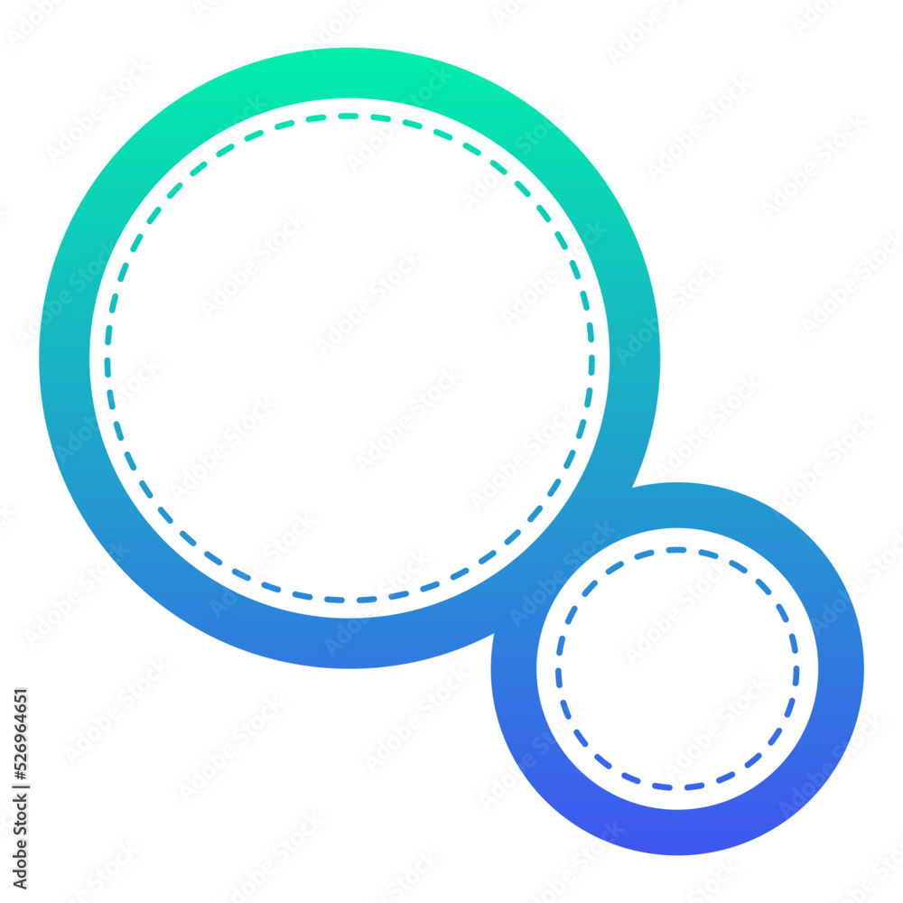 gradient bubble infographic frame Stock Vector | Adobe Stock