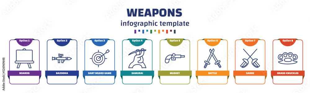 infographic template with icons and 8 options or steps. infographic for ...