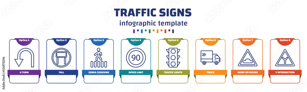 infographic template with icons and 8 options or steps. infographic for ...