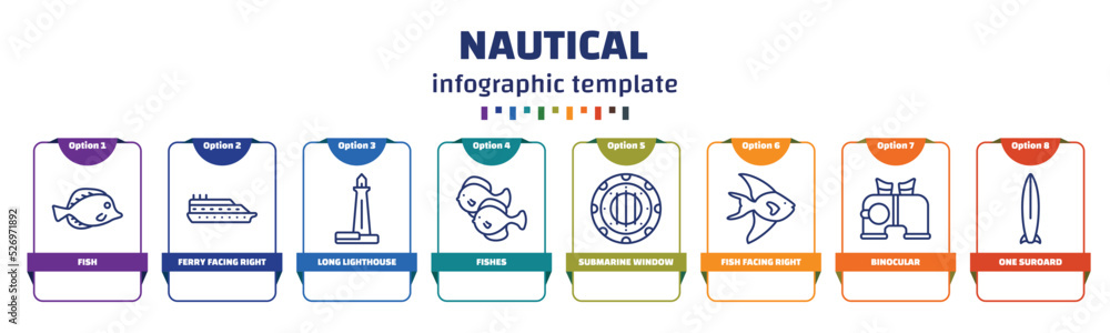 infographic template with icons and 8 options or steps. infographic for ...