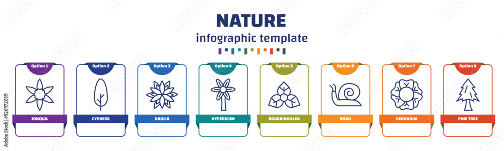 infographic template with icons and 8 options or steps. infographic for ...