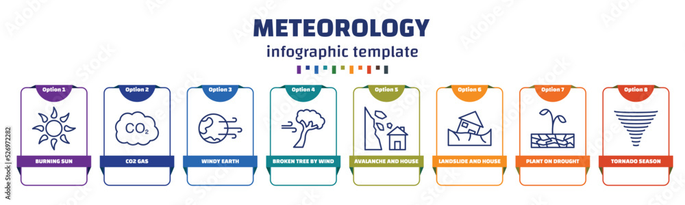 infographic template with icons and 8 options or steps. infographic for ...