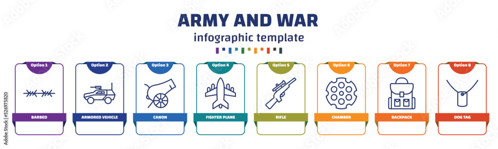 infographic template with icons and 8 options or steps. infographic for ...
