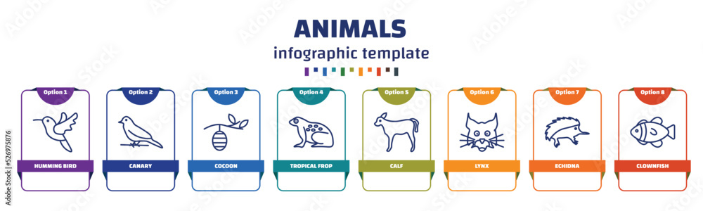 infographic template with icons and 8 options or steps. infographic for ...