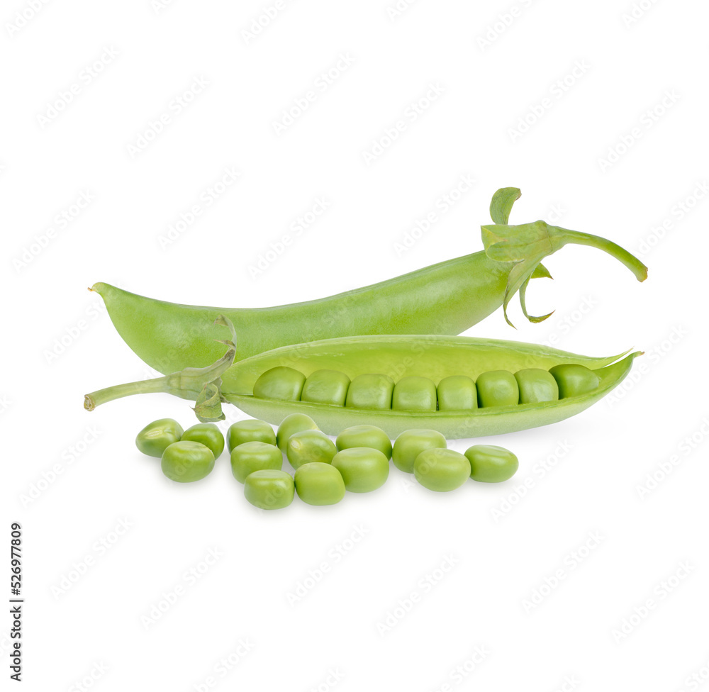 Fresh peas isolated on transparent background. (.PNG) Stock Photo ...