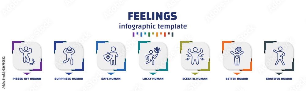 infographic template with icons and 7 options or steps. infographic for ...