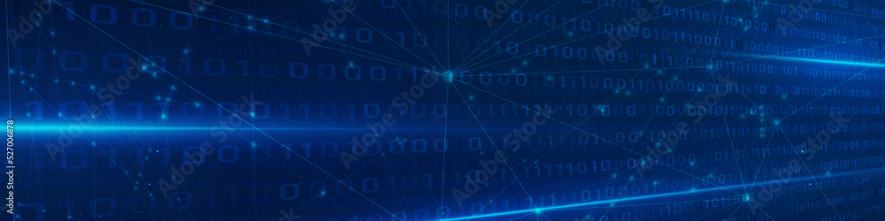 LinkedIn futuristic abstract background. Server, internet, speed ...