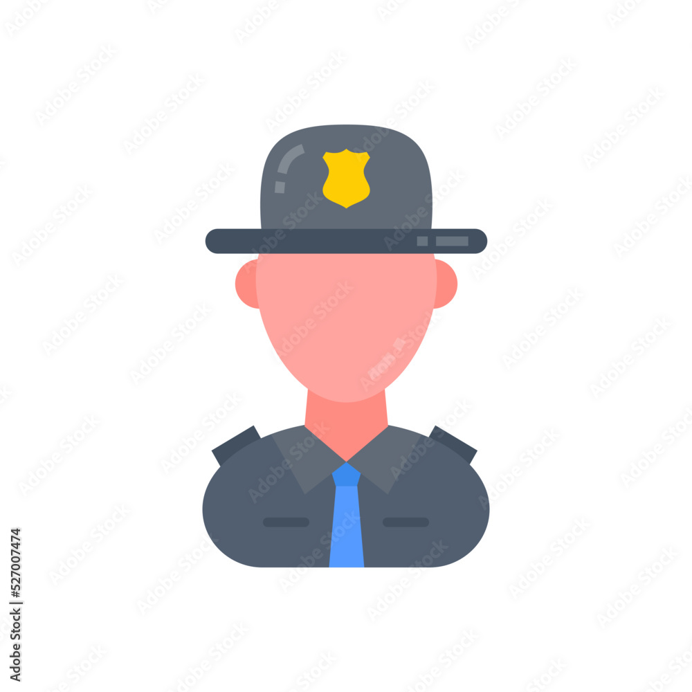 State Trooper icon in vector. Logotype Stock Vector | Adobe Stock