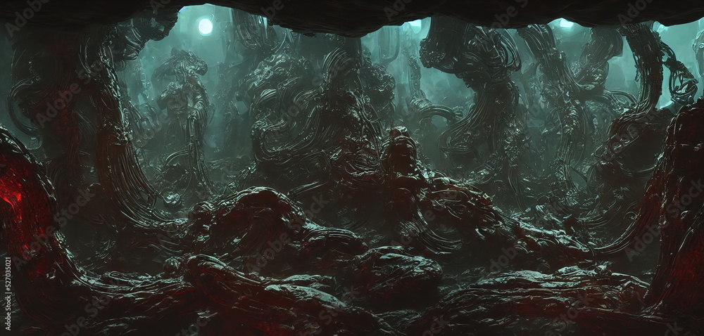 Extraterrestrial alien spaceship xenomorphs of extraterrestrial origin ...