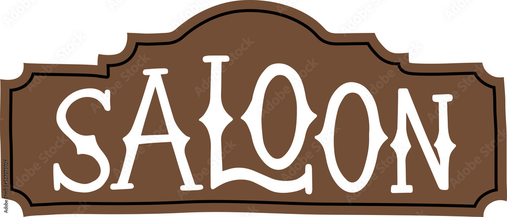 Wild West Element In Modern Style Flat Line Style Hand Drawn PNG