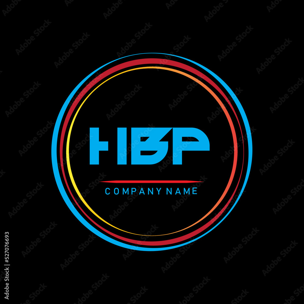 HBP design,HBP letter logo vector,HBP letter monogram logo design ...