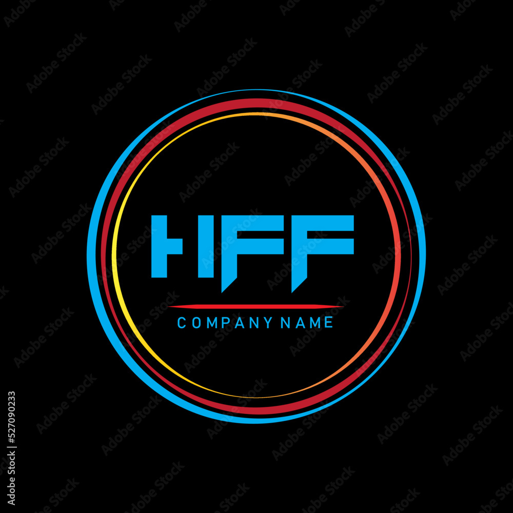 HFF design,HFF letter logo vector,HFF letter monogram logo design ...