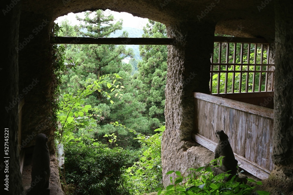 Sakunami, Sendai, .Ana Yakushi of Iwayado (Yakushi Nyorai enshrined in ...