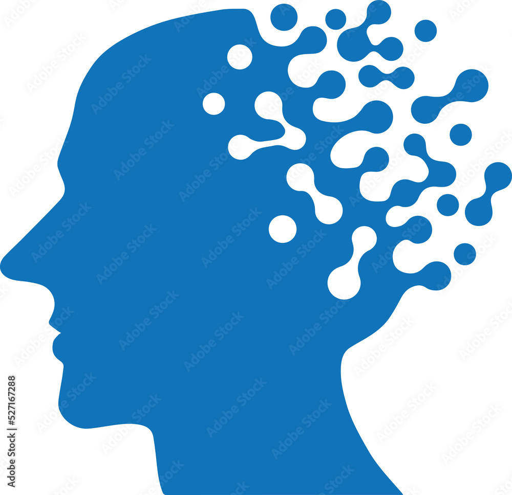 Artificial Intelligence Logo Icon Human Brain AI Illustration Graphic ...