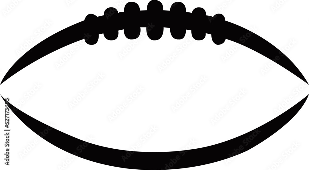 Football svg vector cut file for cricut and silhouette Stock Vector ...