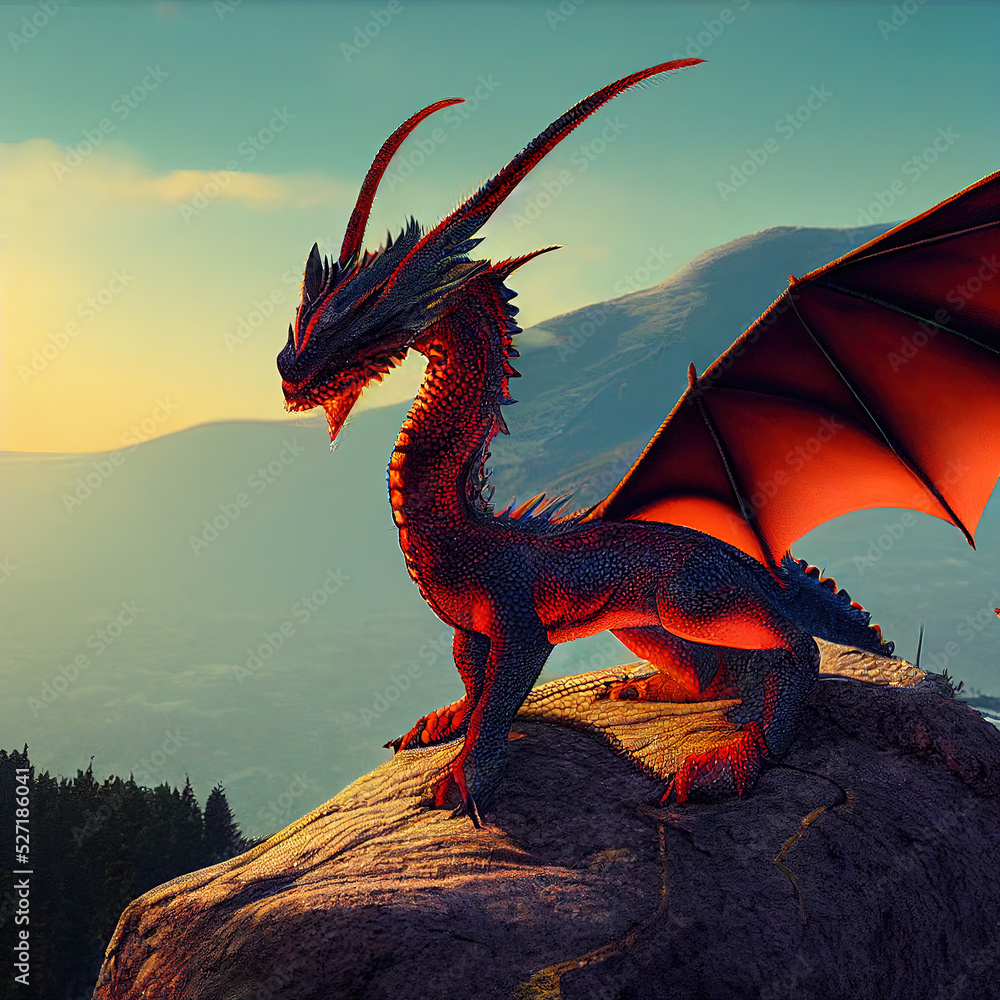 Red Dragon Concept Art