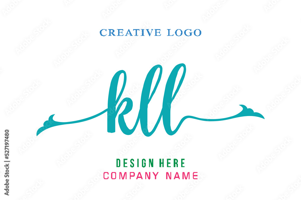 KLL lettering, perfect for company logos, offices, campuses, schools ...