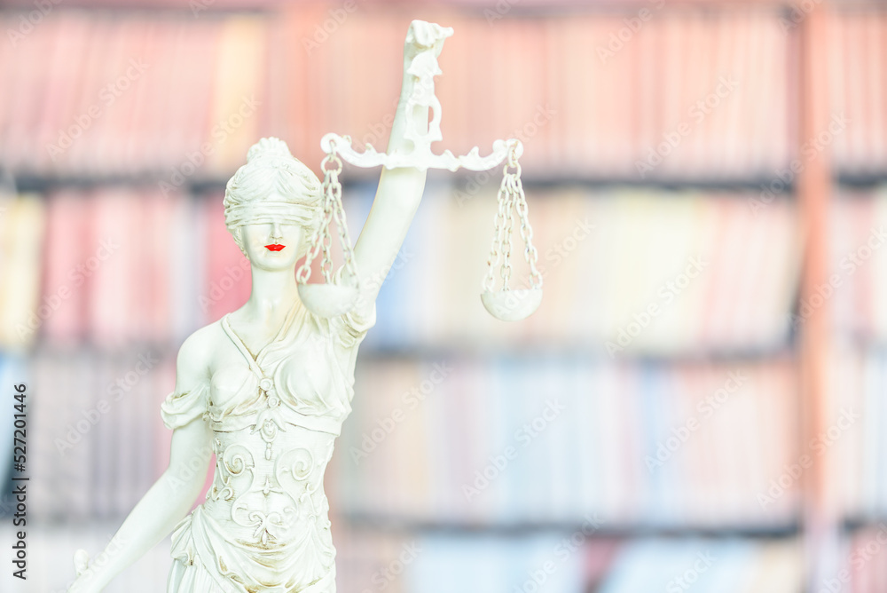 Statuette of Themis, titan goddess of divine law justice. Ancient Greek ...