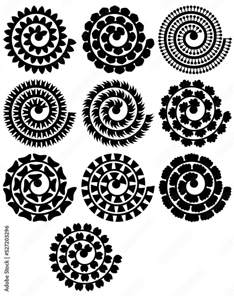 Rolled flower svg, paper flower template, cut files, petal cutfiles ...