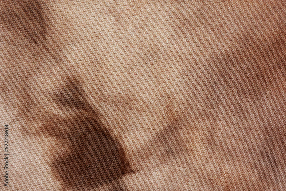 Old fabric with brown stains full frame for background, murder case ...