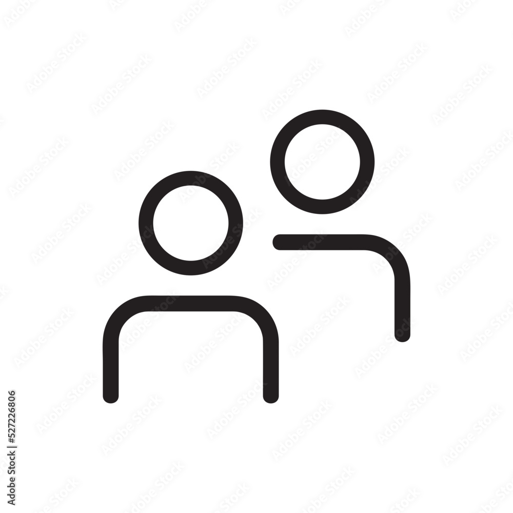 Users icon. User profile login icon. Peoples sign. User members icon ...