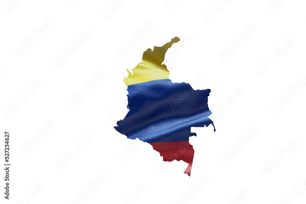 Columbia map outline icon. PNG alpha channel. Country with national ...