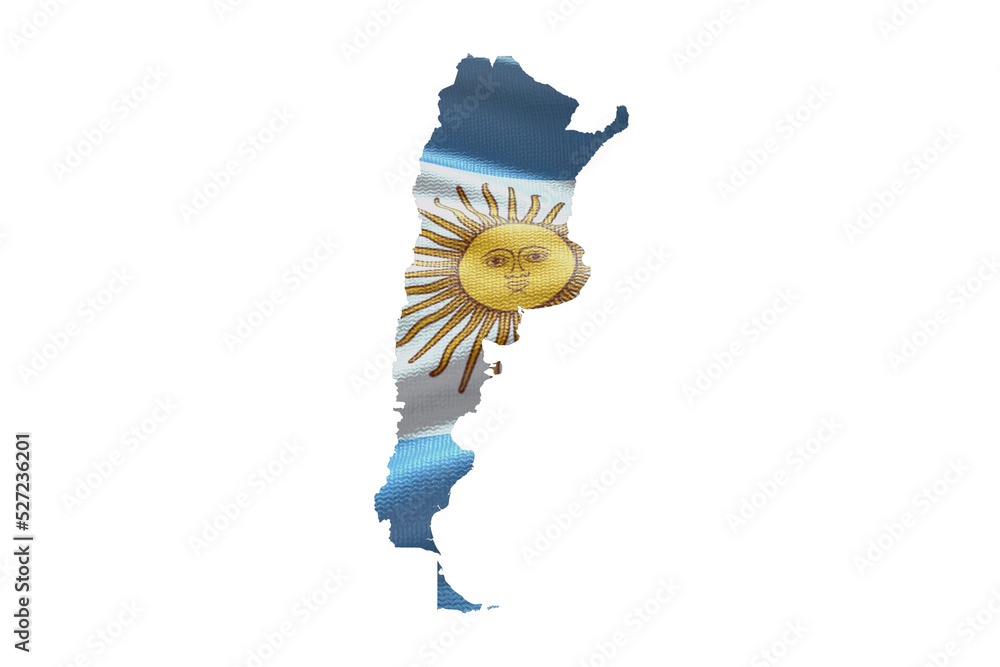 Argentina map outline icon. PNG alpha channel. Country with national ...