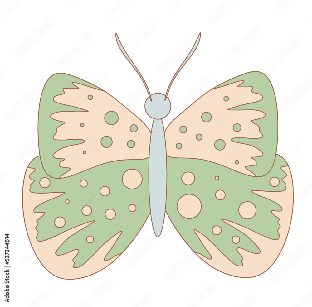 Funky Retro Butterflies