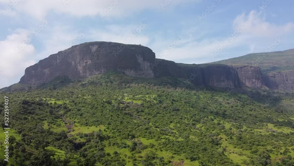 Greenery Vegetations Near Trimbakeshwar Mountain Range In Western Ghats ...