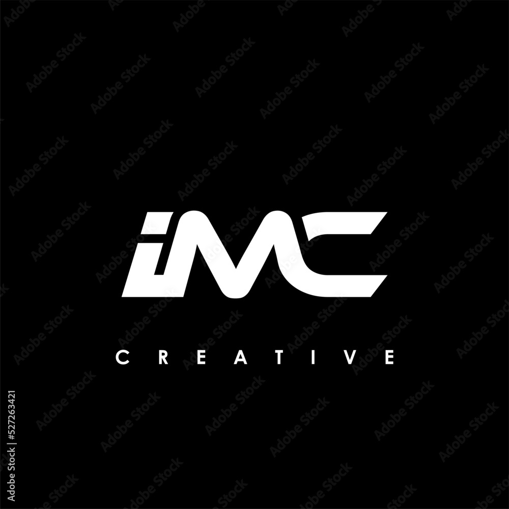 IMC Letter Initial Logo Design Template Vector Illustration Stock ...