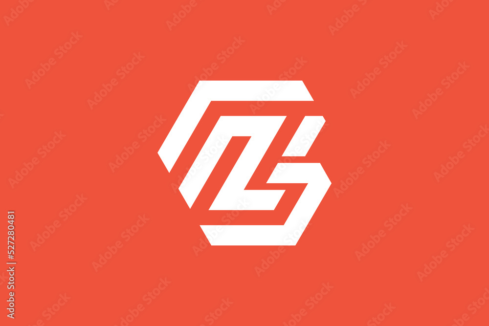 A minimal design for the NG logo. The letter NG is shown on a luxury ...
