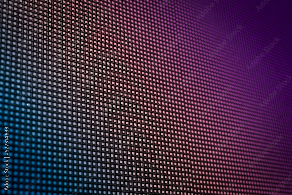 Led neon screen background. Digital screen computer monitor color pixel ...