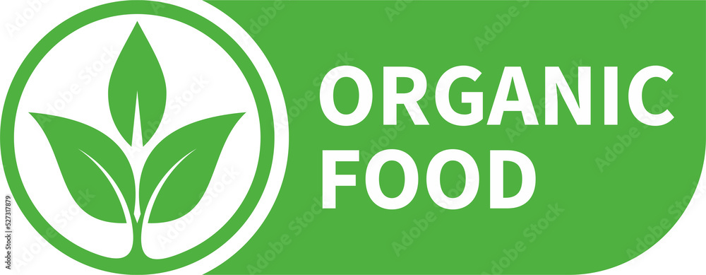 Organic food. Healthy food labels with lettering. Vegan food stickers ...