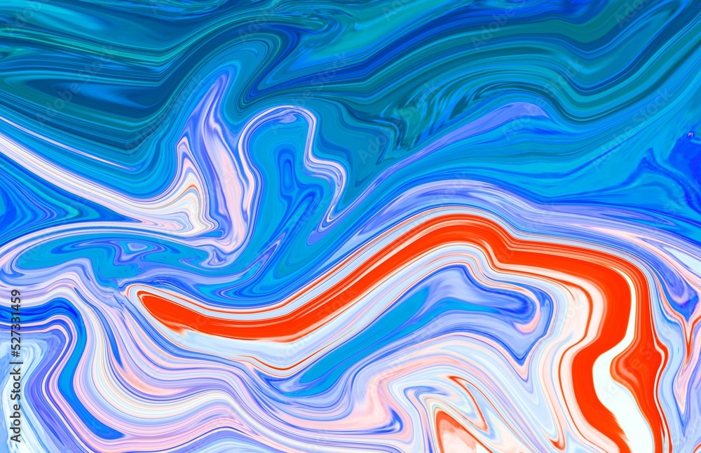 Color Waves Background. Fluid Flow. Ink Splash. Abstract Flow. Vibrant ...
